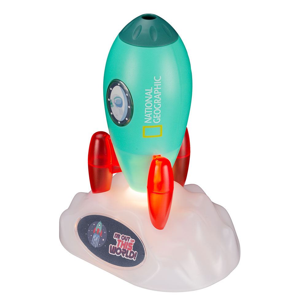 National Geographic Space Rocket Projector & Night Light - LatestBuy
