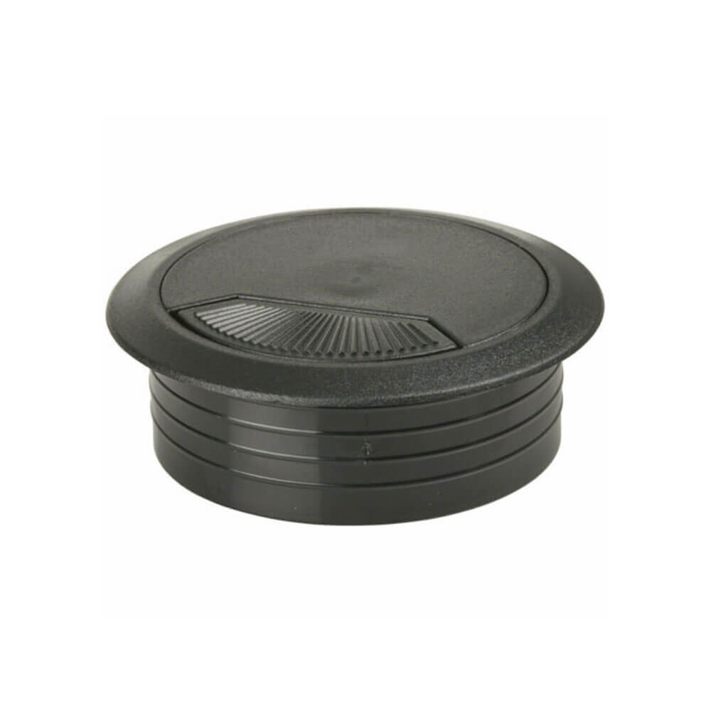 Round Desk Grommet Black (60mm) - LatestBuy